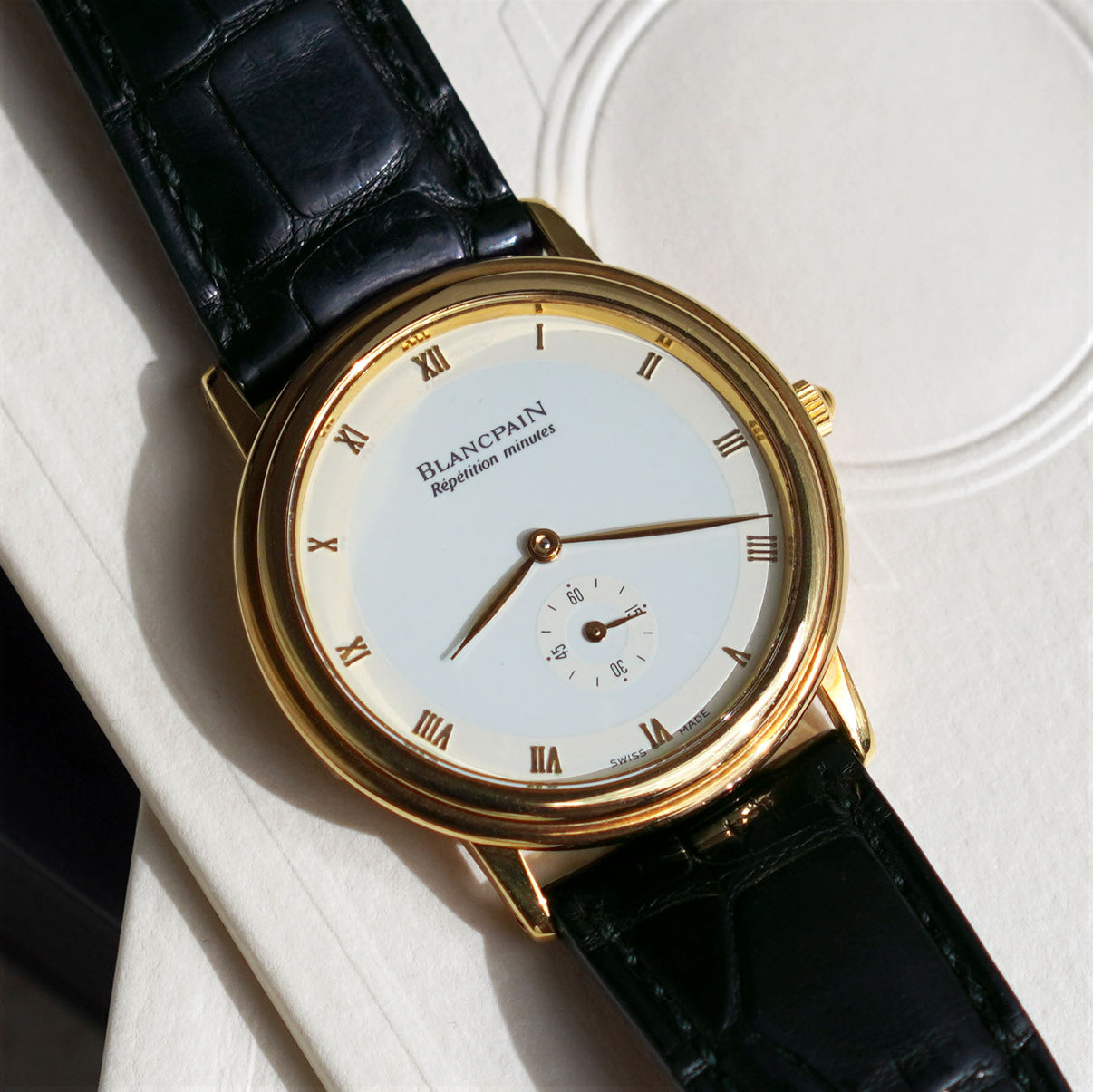 Blancpain Villeret Minute Repeater, Yellow Gold – SWISS HOURS