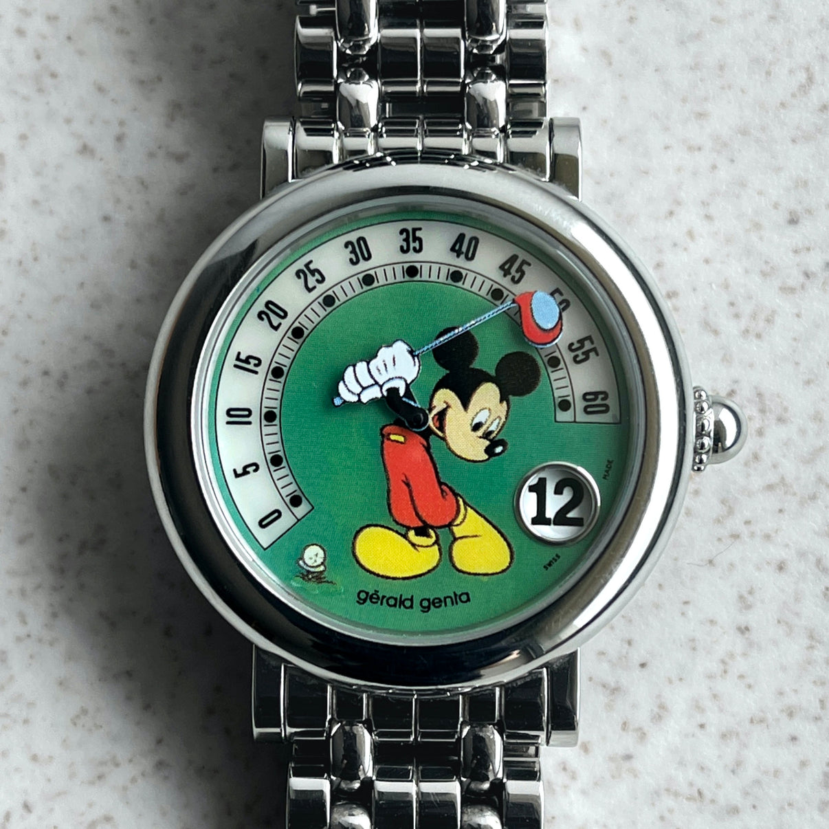 Gerald Genta Disney Retro Fantasy Mickey Mouse Golf, Ref. 3612, Steel ...